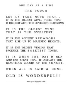 Old Is Wonderful – Jack Briggs (1933-2016)