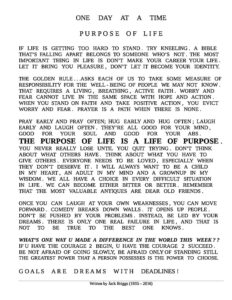 Purpose Of Life – Jack Briggs (1933-2016)